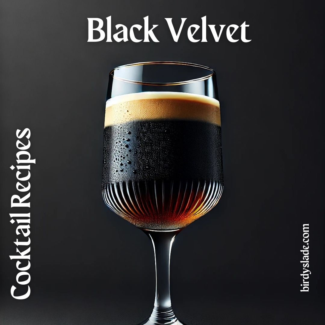 How To Make A Black Velvet Cocktail Quickly Birdyslade Stout And
